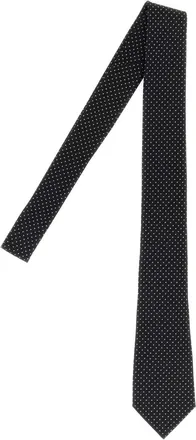 Tom Ford Mens Micro Dots Tie 6cm Blackwhite Cinture Belt
