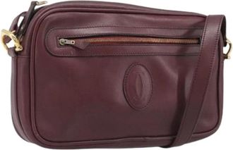 Cartier Sac bandouli&egrave;re vintage doccasion - Femme - Pre-owned - Rouge - Taille: ONE Size