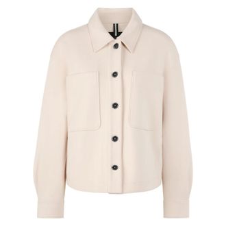 Marc Cain Weiche Hemdblusenjacke - - Jackets - Damen - Beige - M
