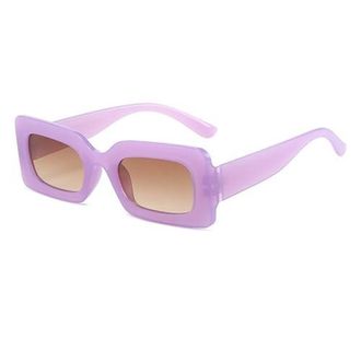 Generic Lunettes De Soleil Carr&eacute;es &Agrave; Petite Monture For Hommes, For Lext&eacute;rieur, Les D&eacute;placements, Vacances(Purple)