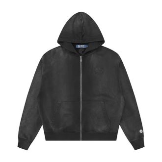 Billionaire Boys Club SweaT-shirt zipp&eacute; Washed Small Arch Logo - Homme - Sweatshirts et sweats &agrave; capuche - Noir - Taille: M