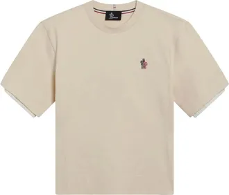 Moncler Femme, Tops, Blanc, Taille: 40 FR T-Chemises
