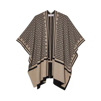 Busnel Femme, Vestes, Beige, Taille: ONE Size Garnette Poncho