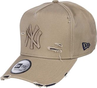 New Era New York Yankees Distressed A-Frame Adjustable Cap - One-Size