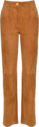 Semicouture Lederhose - Braun