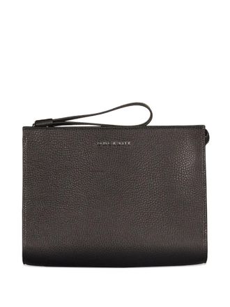 Orciani pochette textur&eacute;e - Noir