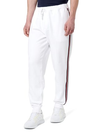 Tommy Hilfiger Herren Global Stripe Sweatpants Mw0Mw38696 Trainingshose, White (White 658 170), M