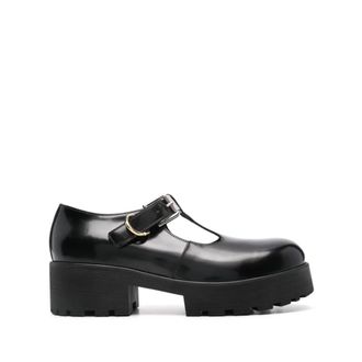 Givenchy Schwarze flache Schuhe mit Schnalldetail - - Shoes - Damen - Schwarzk - 37 1/2 EU