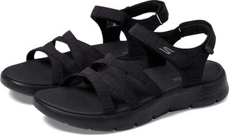 Skechers On-The-go Walk Flex Sunshine Sandale, Black Textile, 35 EU