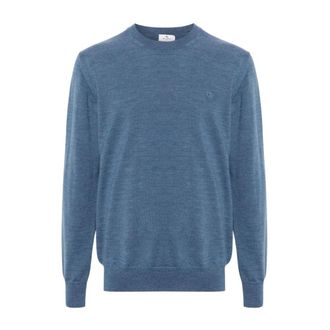Etro Feinstrick-Rundhals-Sweatshirt - - Sweatshirts & Hoodies - Herren - Blau - M