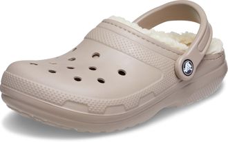 Crocs Unisex Erwachsene Classic Lined Clog Clog, Mushroom/Bone, 41/42 EU
