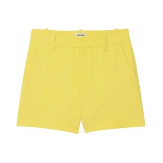 Zadig&Voltaire Short Sidou - Femme - Shorts - Jaune - Taille: 38 FR