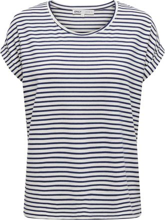 Only Tops für Damen Basic Kurzarm Rundhals
