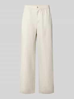 GAP Leinenhose mit elastischem Bund und Eingrifftaschen