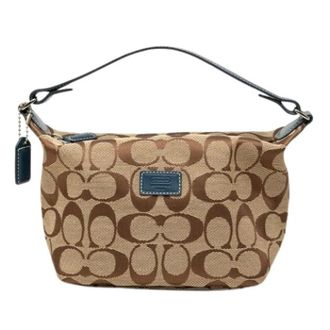 Coach Pre-owned Canvas Mini Bag - - Pre-owned - Damen - Braun - ONE SIZE