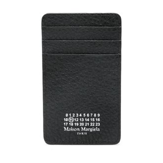 Maison Margiela Genarbtes Leder Portemonnaie mit charakteristischem Logo - - Accessories - Herren - Schwarzk - ONE SIZE