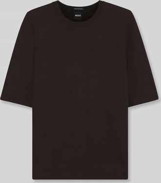 HUGO BOSS Pullover aus Wolle mit Feinstrickstruktur