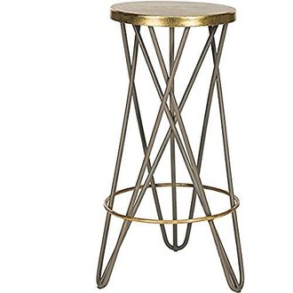 Safavieh Modern Bar & Counter Stool, in Beige and Gold