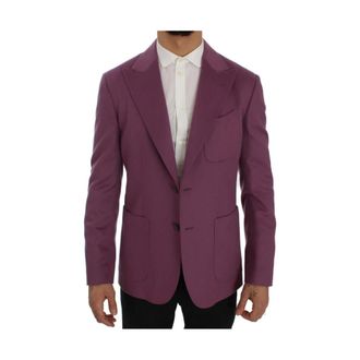 Dolce & Gabbana Sig50054 Blazer - Homme - Vestes - Violet - Taille: XS