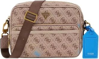Guess Homme, Sacs, Brun, Taille: ONE Size Canada Quattro G Crossbody Bag