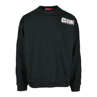 Diesel Sweatshirt - - Sweatshirts & Hoodies - Herren - Schwarzk - M