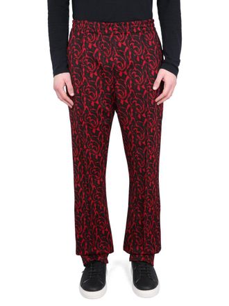 Baracuta Logo-Embroidered Polyester Joggers - Red