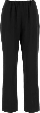 Loulou Studio Femme, Pantalons, Noir, Taille: 40 FR Scot Straight Leg Pants