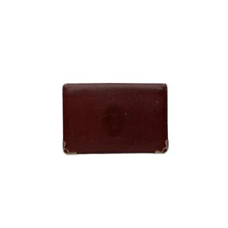 Cartier Portefeuille en cuir doccasion - Femme - Pre-owned - Rouge - Taille: ONE Size
