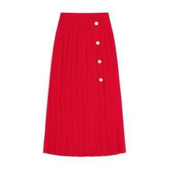 Valentino Garavani Plisseerock - - Skirts - Damen - Rot - S