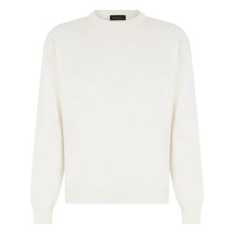 Roberto Collina Rundhals-Pullover aus Baumwolle - - Knitwear - Herren - Wei&szlig; - L