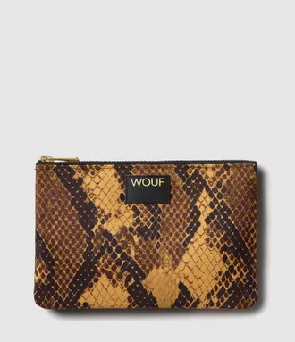Wouf Pochette Boa Marron