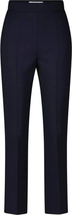 Max Mara Femme, Pantalons, Bleu, Taille: 44 FR Pantalon Slim Nepeta