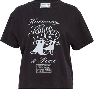 Ashley Williams t-shirt à imprimé graphique - Noir