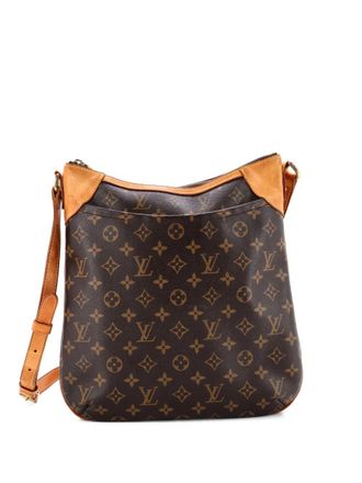 Louis Vuitton sac &agrave; bandouli&egrave;re MM Odeon monogramm&eacute; en toile - Marron