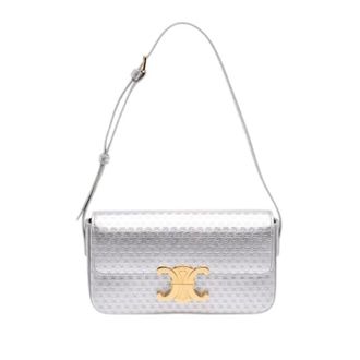 Celine Pre-owned Claude Shoulder Bag - Femme - Pre-owned - Gris - Taille: ONE Size