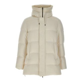 Herno Homme, Vestes, Blanc, Taille: L Doudoune en soie et cachemire