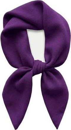 TigerTie Foulard TigerTie pour femme uni - En tissu - Taille 60 x 60 cm - 100% coton, violet, Gr&ouml;&szlig;e: ca. L&auml;nge 60 cm, Breite 60 cm