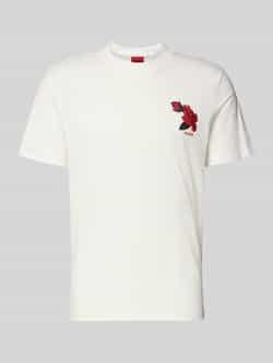HUGO BOSS Regular Fit T-Shirt aus reiner Baumwolle Modell DIKERD