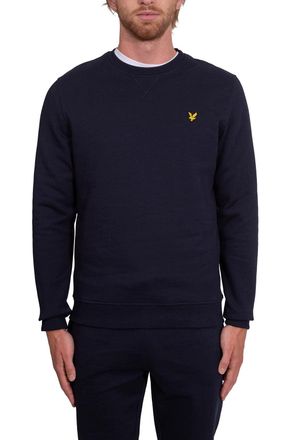 Lyle & Scott Crew Neck Brushback Sweatshirt