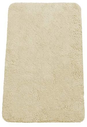 Brandsseller Tapis de bain 70x120 cm Tapis de salle de bain Paillasson de salle de bain rectangulaire Chenille antidérapant absorbant lavable en machine - Beige