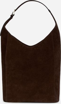 Arket Tragetasche Aus Spaltvelours -Braun