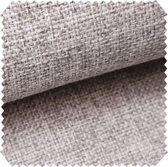 Novely LARISO - Gewebter Polsterstoff - Melierter Möbelstoff - Flachgewebe - Meterware 1lfm | Farbe: 82 Grau Beige