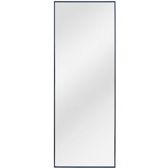 Vente-Unique Grand miroir rectangle en aluminium L. 70 x H. 200 cm - Noir - MYRA