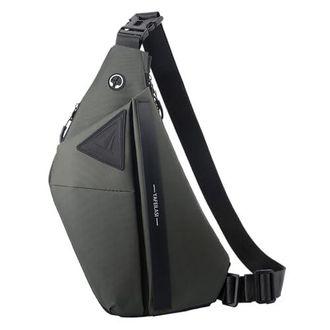 Generic Sling Bag - Waterproof Casual | Sling - Multi-Usages for Outdoor Walking Beaching Cycling Sports, vert une, verwijzen naar de beschrijving