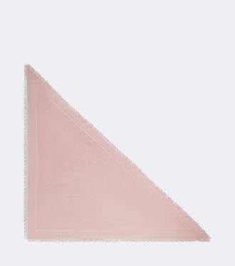 Gucci Foulard Double G en soie et laine