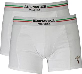 Aeronautica Baumwollboxer mit Logo-Bund - - Underwear - Herren - Wei&szlig; - 2XL