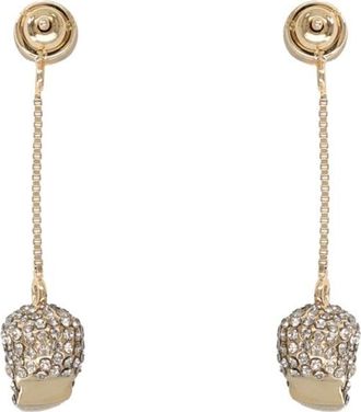 Alexander McQueen Skull Pendant Earrings - Gold