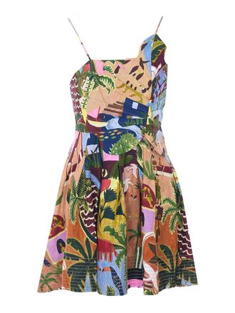 Farm Rio Robe Au Genou - Multicolore