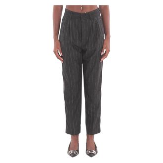 White Sand Femme, Pantalons, Gris, Taille: 38 FR Pantalon &agrave; pinces