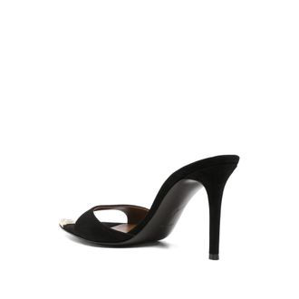 Giuseppe Zanotti Pointed-Toe Suede Heel - Black